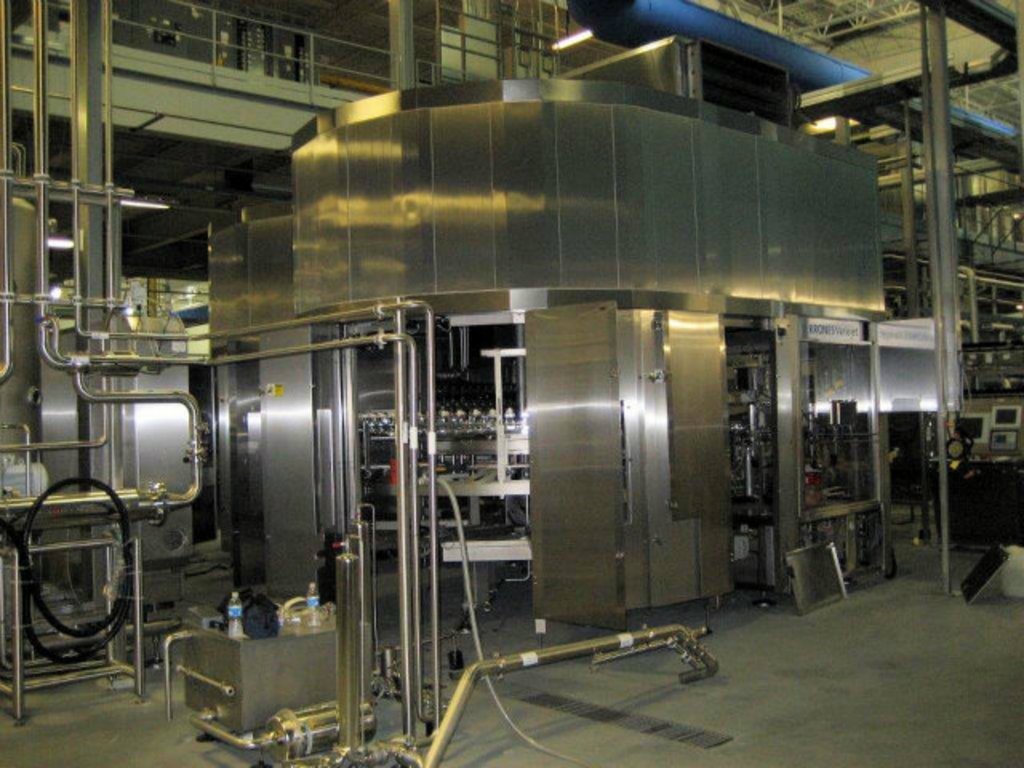 Used Krones Volumetric Filler with Variojet Rinser