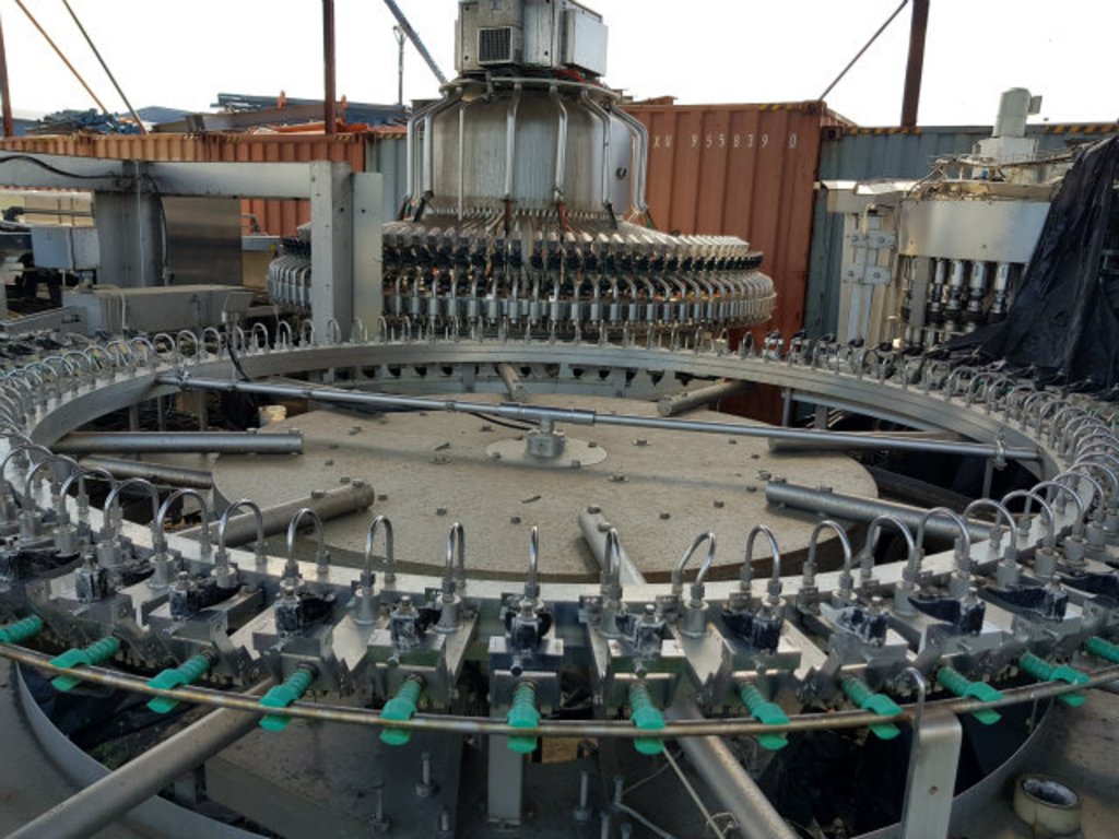 Used Krones Volumetric Filler with Variojet Rinser