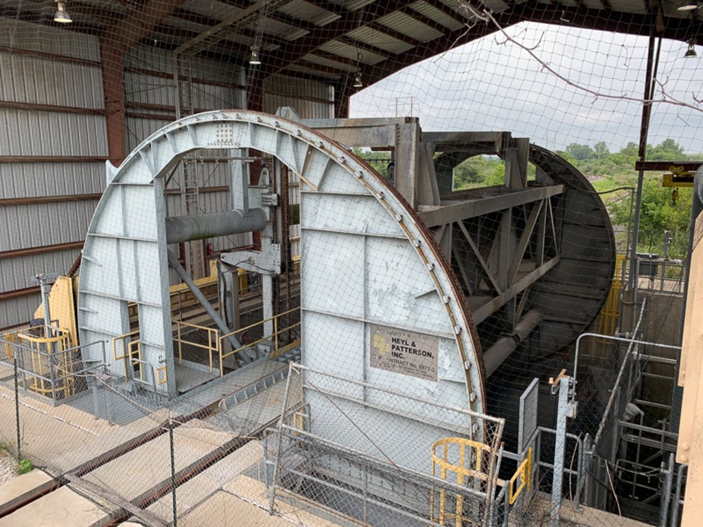 Used Heyl and Patterson Rotary Railcar Dumper System