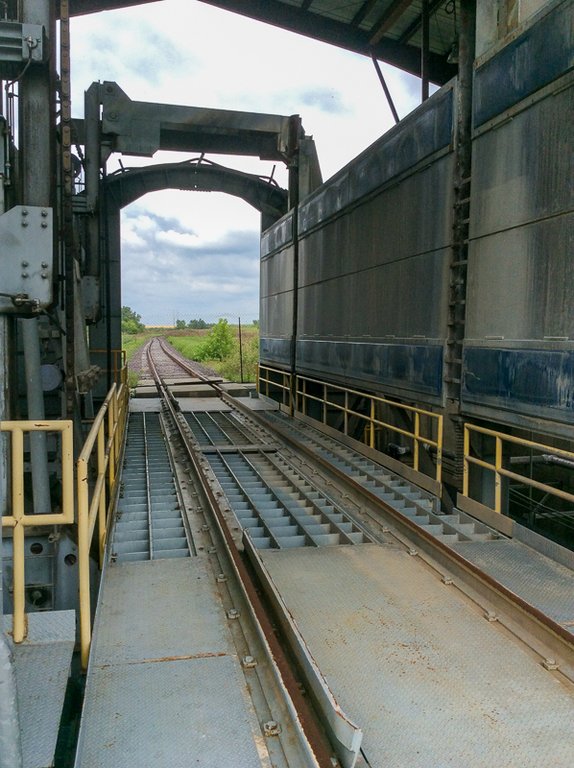 Used Heyl and Patterson Rotary Railcar Dumper System