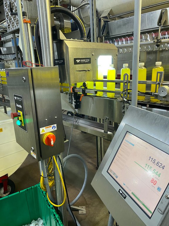 Used Teledyne TapTone T4000 Smart Box Fill Level and Cap Inspector System