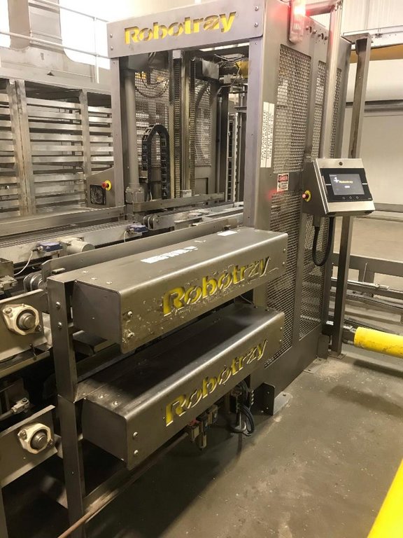 Used Robotray Loader Robotray Automated Bakery Tray and Rack Loader