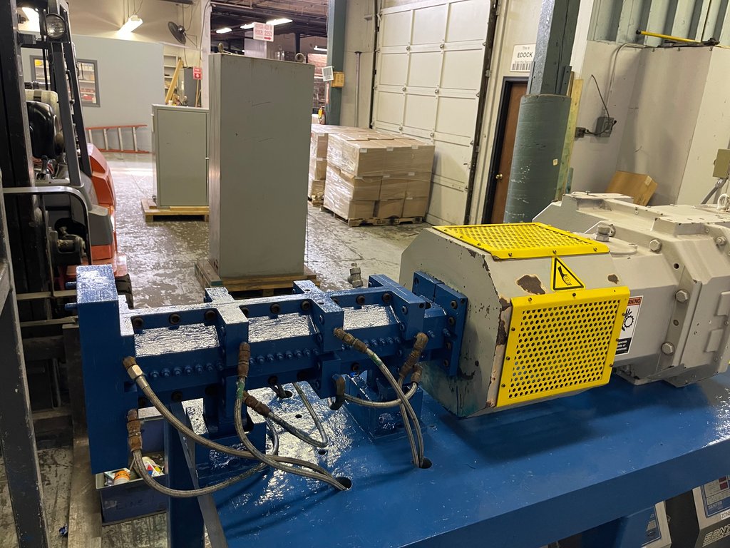 Used B&P Process CK-60 Single Screw Continuous Kneader Extruder