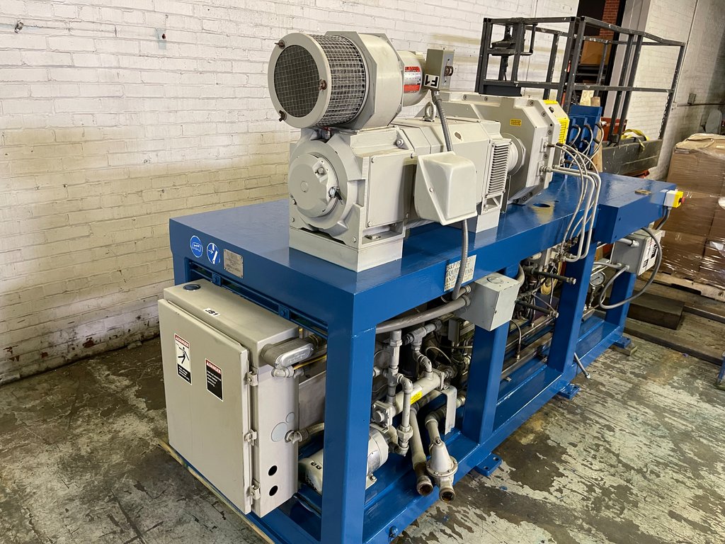 Used B&P Process CK-60 Single Screw Continuous Kneader Extruder