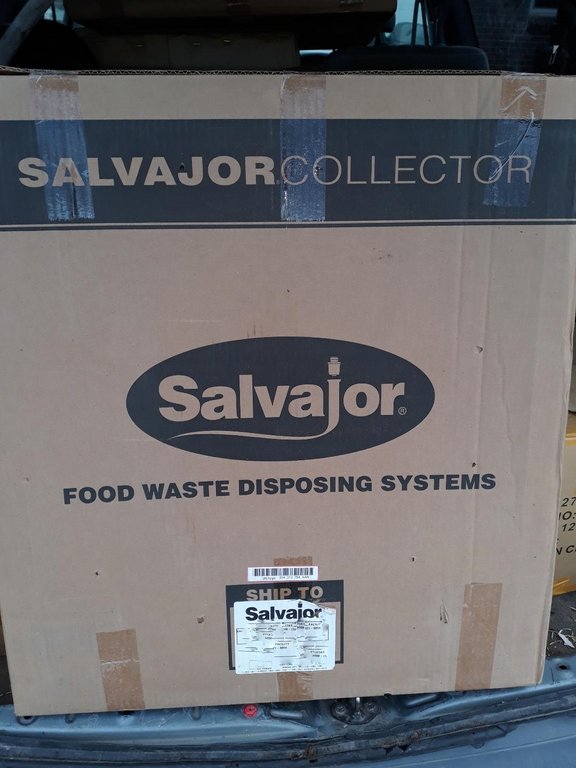 Used Salvajor P914 Food Scrapper and Waste Collector