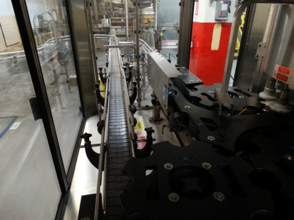 Used Opera 200 RF Sacmi Opera 200RF Roll Fed Wraparound Glue Labeler