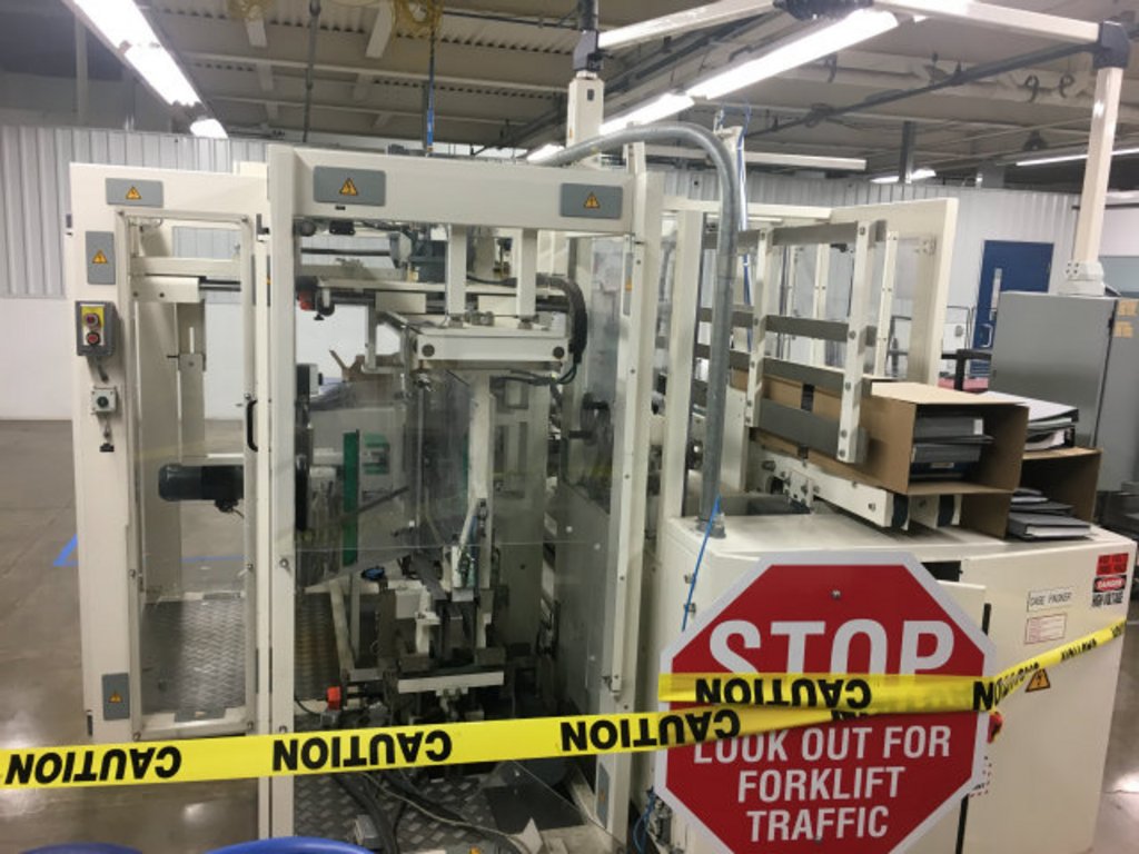 Used Focke 486 Case Packer with Nordson Glue Sealer
