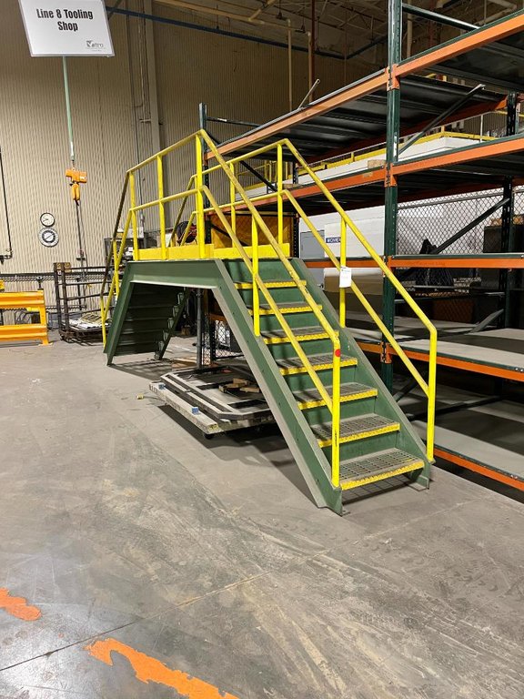 Used Walkover Platform 244" Long X 30" Wide X 54" Tall