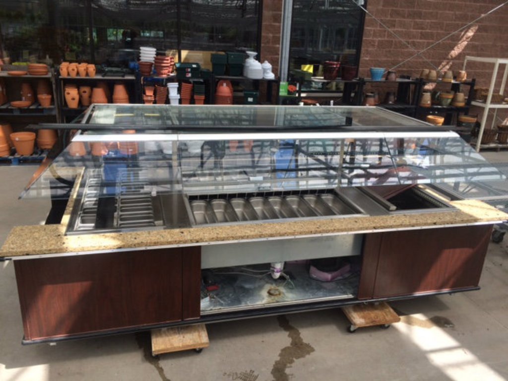 Used Hussmann 5 x 12 ISLA Salad or Olive Bar