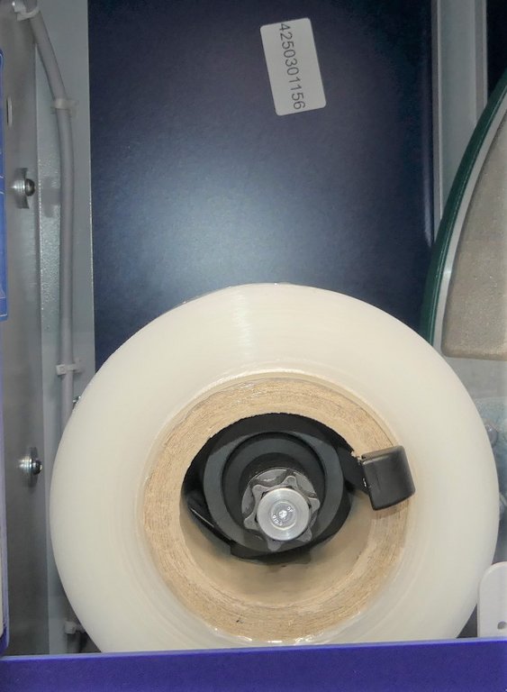 Used RoboPac Compacta 6 Semi Automatic Horizontal Ring Wrapper