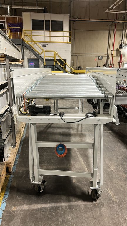 Used Powered Arch Roller Band Conveyor 10L x 36" W