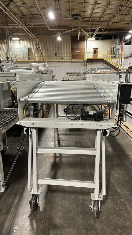 Used Powered Arch Roller Band Conveyor 10L x 36" W