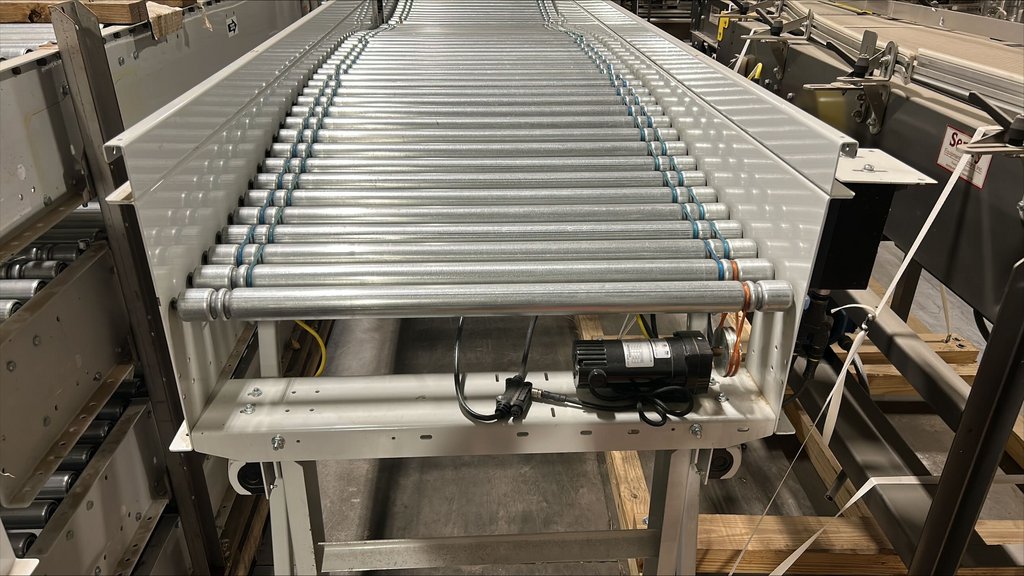 Used Powered Arch Roller Band Conveyor 10L x 36" W