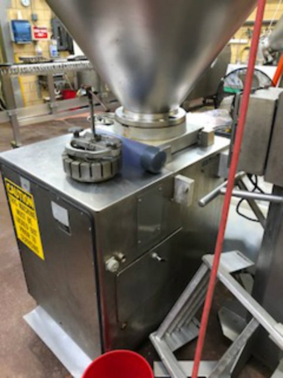 Used Handtmann VF20 Extruder w 18 Vane Rotor Feed