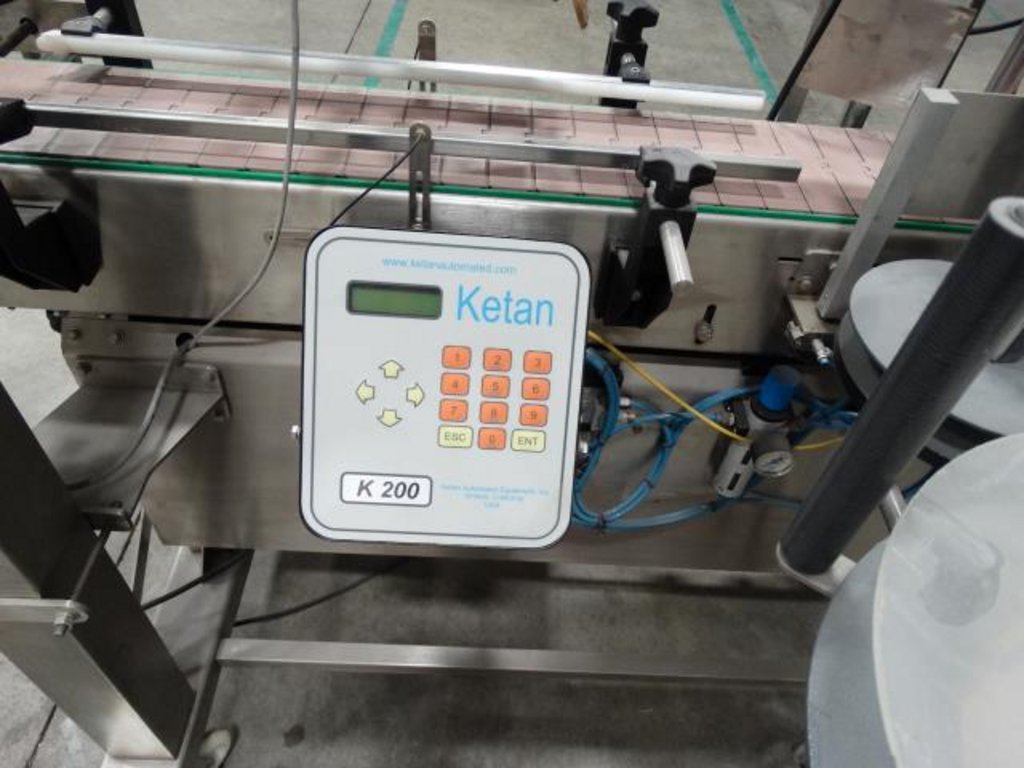 Used Ketan Automated Equipment K50 Wipe On Labeler