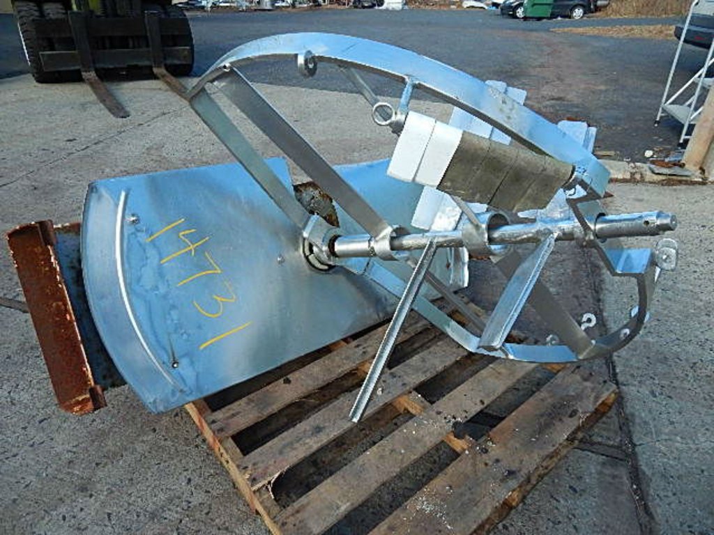 Used Hamilton Double Motion Scrape Surface Agitator for 200 Gallon Kettles