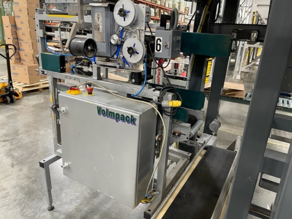 Used Volmpack WB/LE Single Wicket Bagger with Kwik Lok Bag Clipper