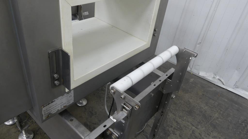 Used Genius Bizerba Checkweigher w Integrated Metal Detector