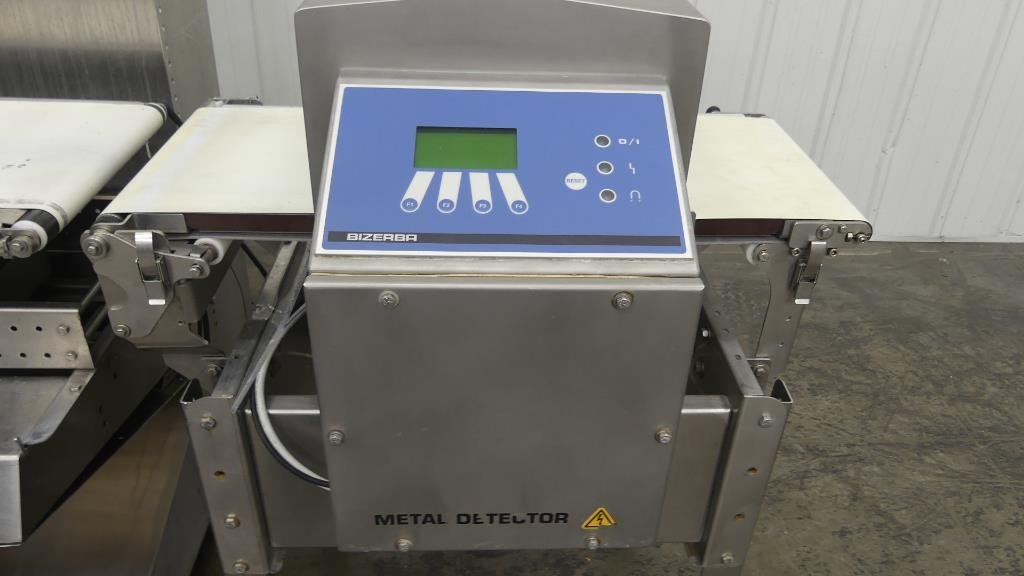 Used Genius Bizerba Checkweigher w Integrated Metal Detector