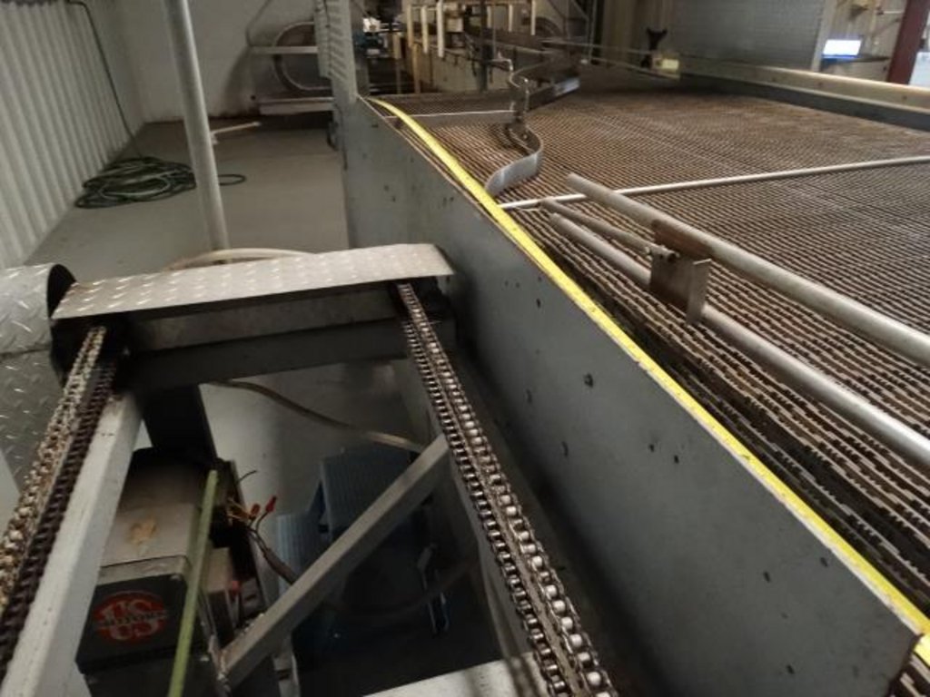 Used Mass Flow Accumulation Conveyor 73" W x 142" L