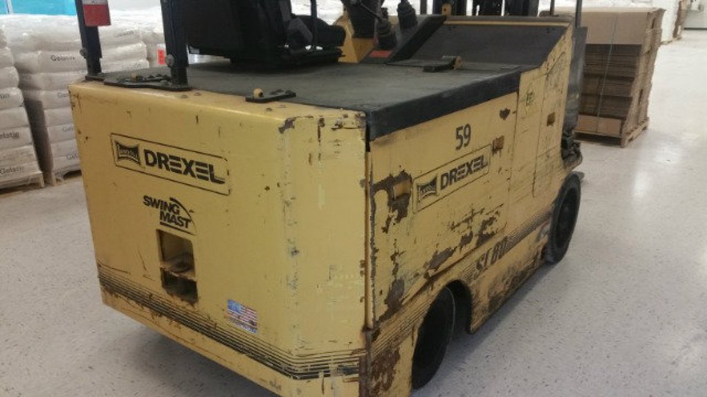 Used Drexel SL60SE90D 6000LB Capacity Electric Forklift
