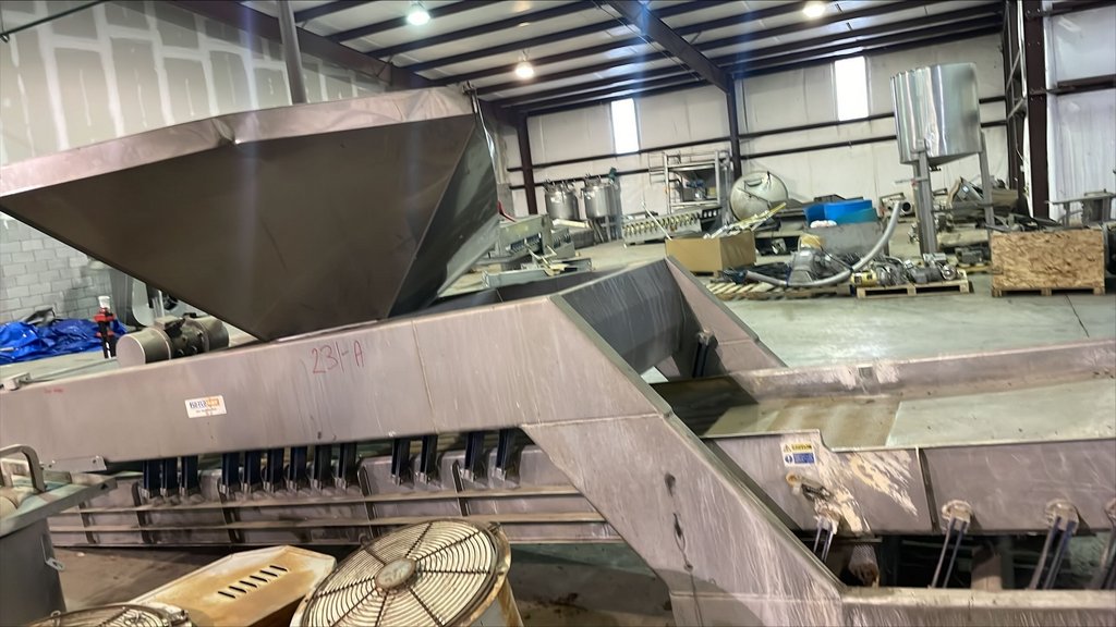 Used Key Technology S112069 Shaker Dryer