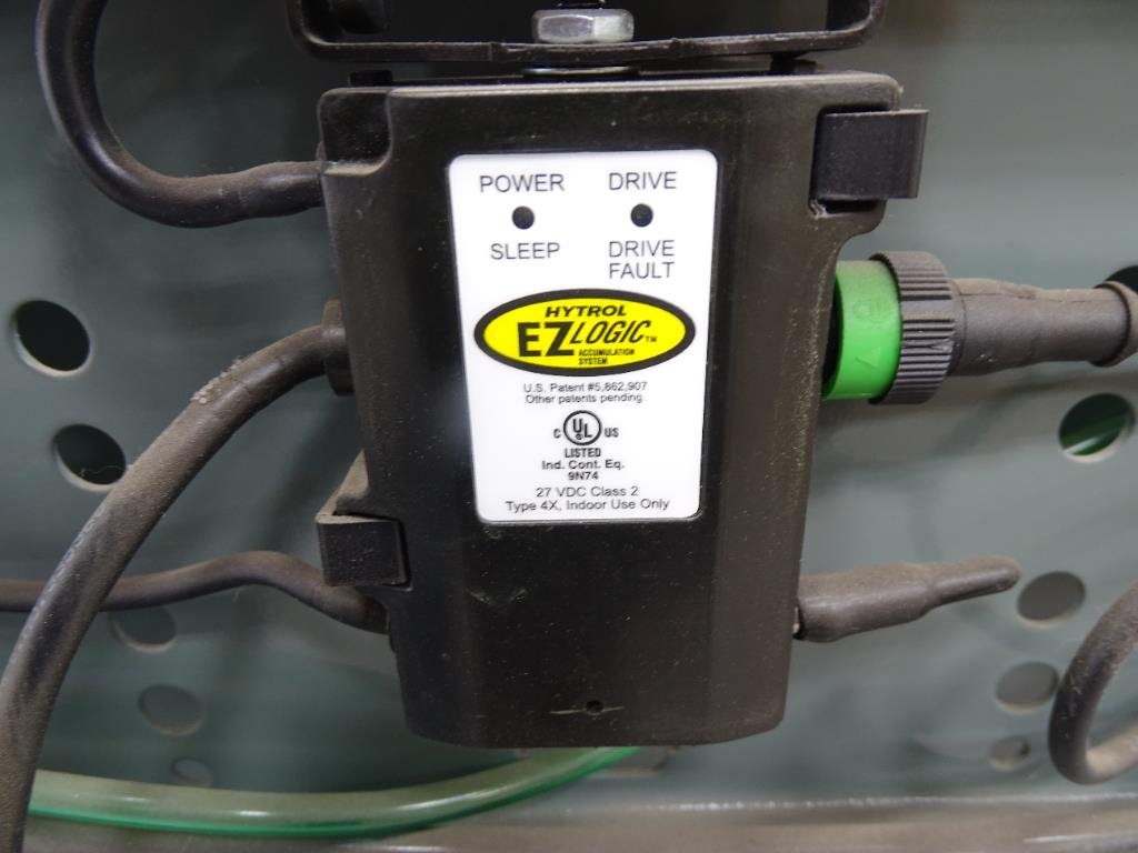 Used EZLogic Hytrol EZ-Logic Accum Roller Conveyor 12"Wx44 ft L