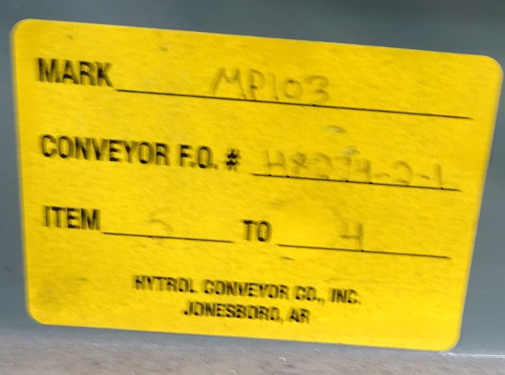 Used EZLogic Hytrol EZ-Logic Accum Roller Conveyor 12"Wx44 ft L