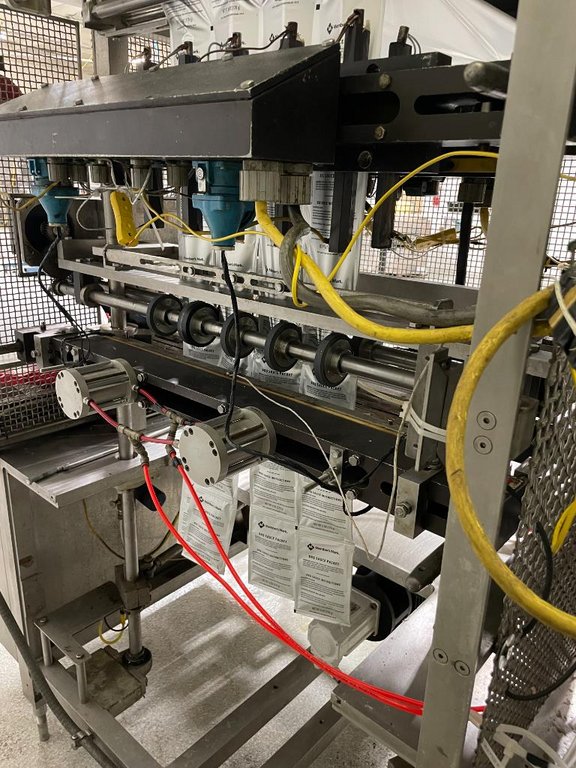 Used Ropak Express Pak Vertical FFS Liquid Pouch Filler