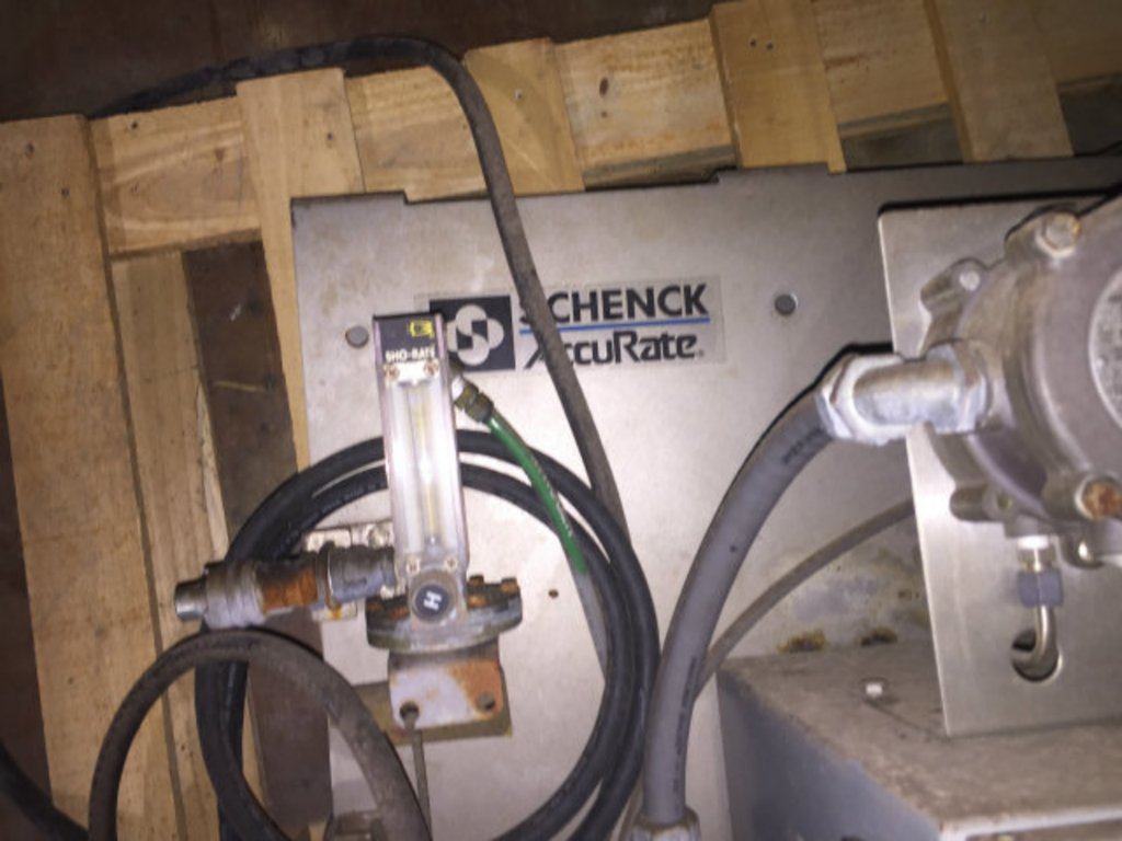 Used Schenck Accurate 2500 Pound Bulk Bag Unloader