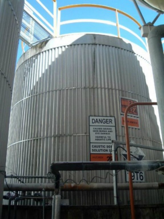 Used 47000 Liter Insulated Coiled Tank
