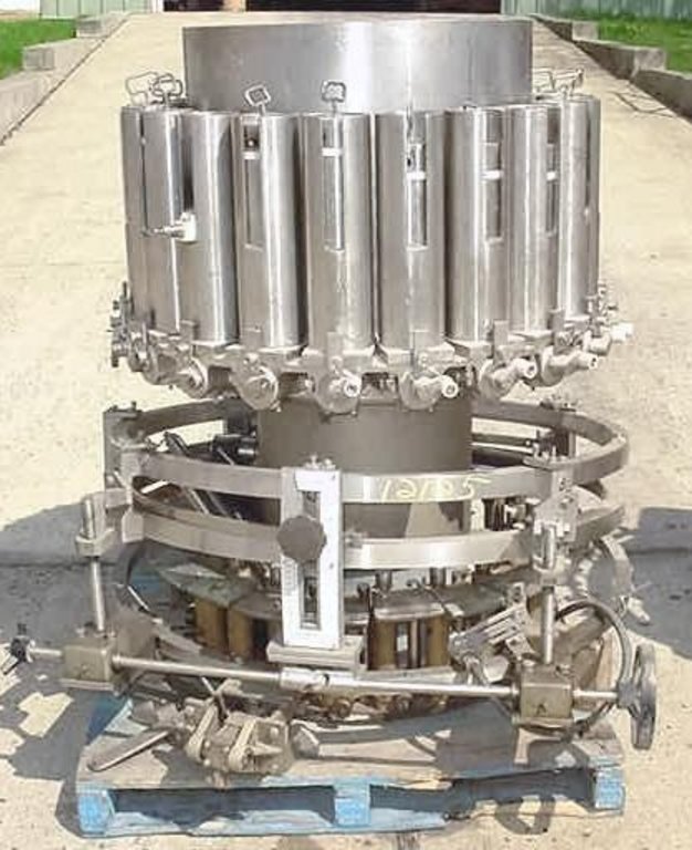 Used Pfaudler RP1321 SS 21 Valve Rotary Piston Filler