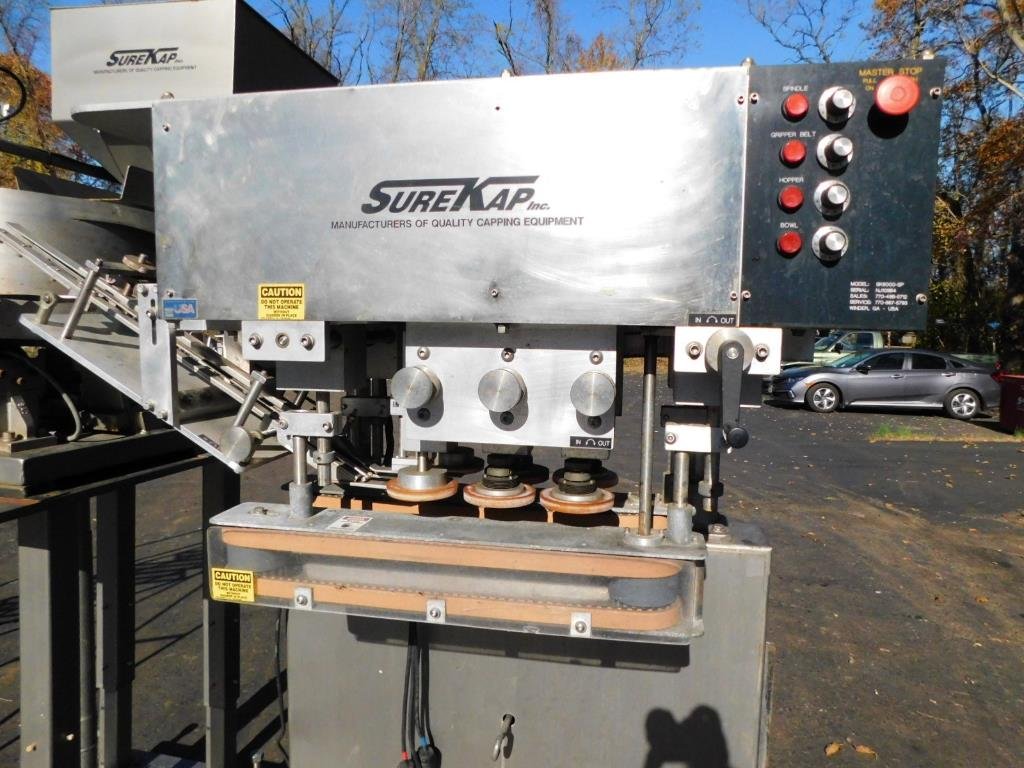 Used SK-6000-SP SureKap SK6000 SP 6 Quill Inline Spindle Capper
