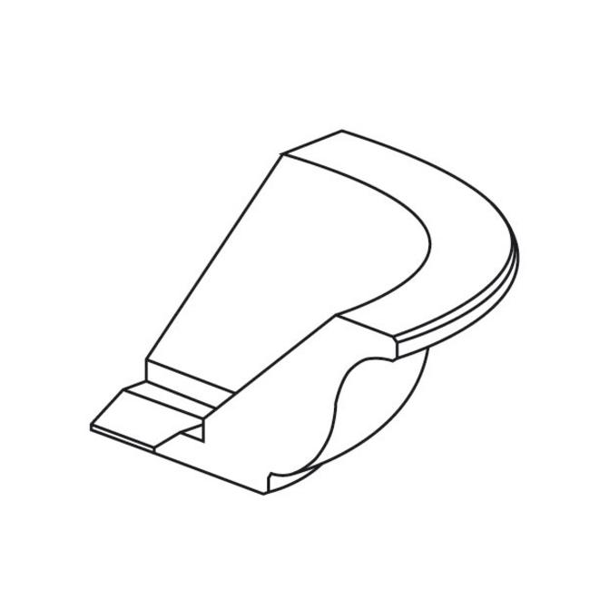 Clarendon Porcelain Cornice Corner block, 72x108x133mm, for use on ...