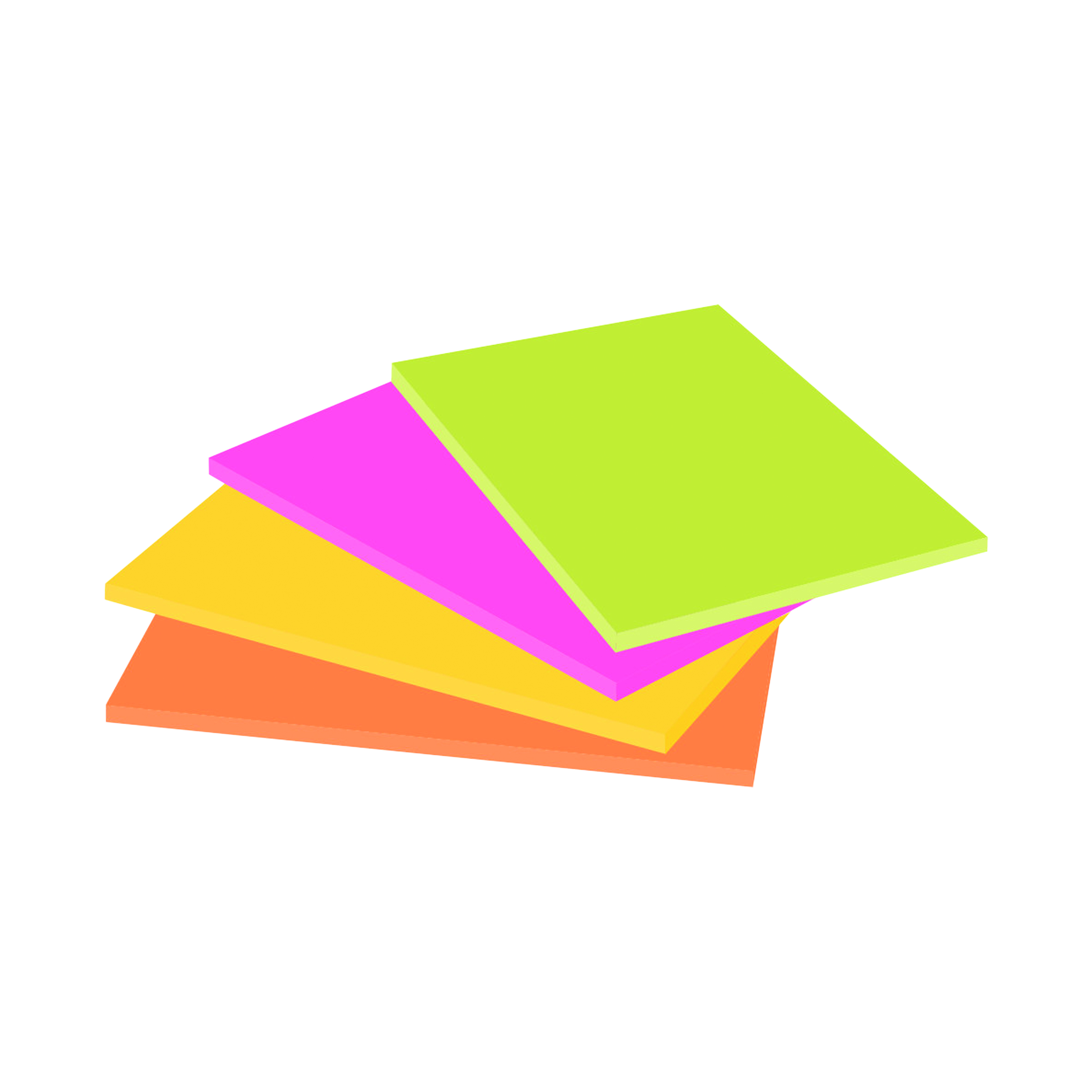 Post it Super Sticky Meeting 149x98mm Neon Ast Pack of 4 6445 4SS