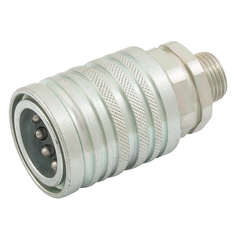 M18 x 1.5 Metric Male Coupling / ISO A / ISO and DIN / Quick Release ...