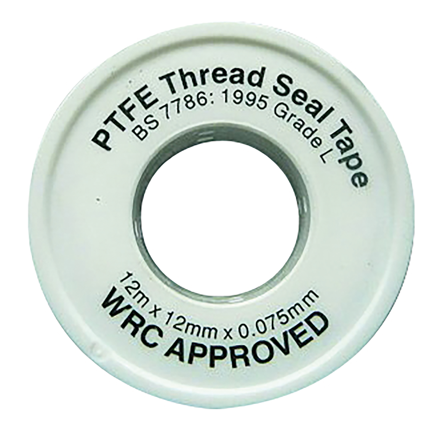 12MM X 12 METRE PTFE THREAD SEAL TAPE - WHITE / Tee / Threaded Adaptors ...
