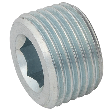 1/8" BSPT Male Allen Key Plug / Plugs and Caps / Threaded Adaptors ...