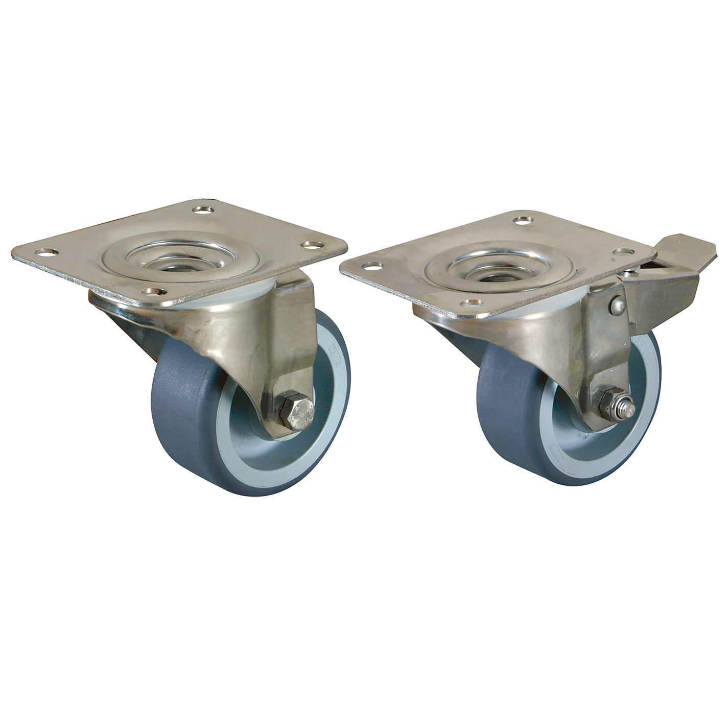 80MM SWL CASTOR PLATE FTG. NYL POLY / Swivel / Castors / Tools and ...