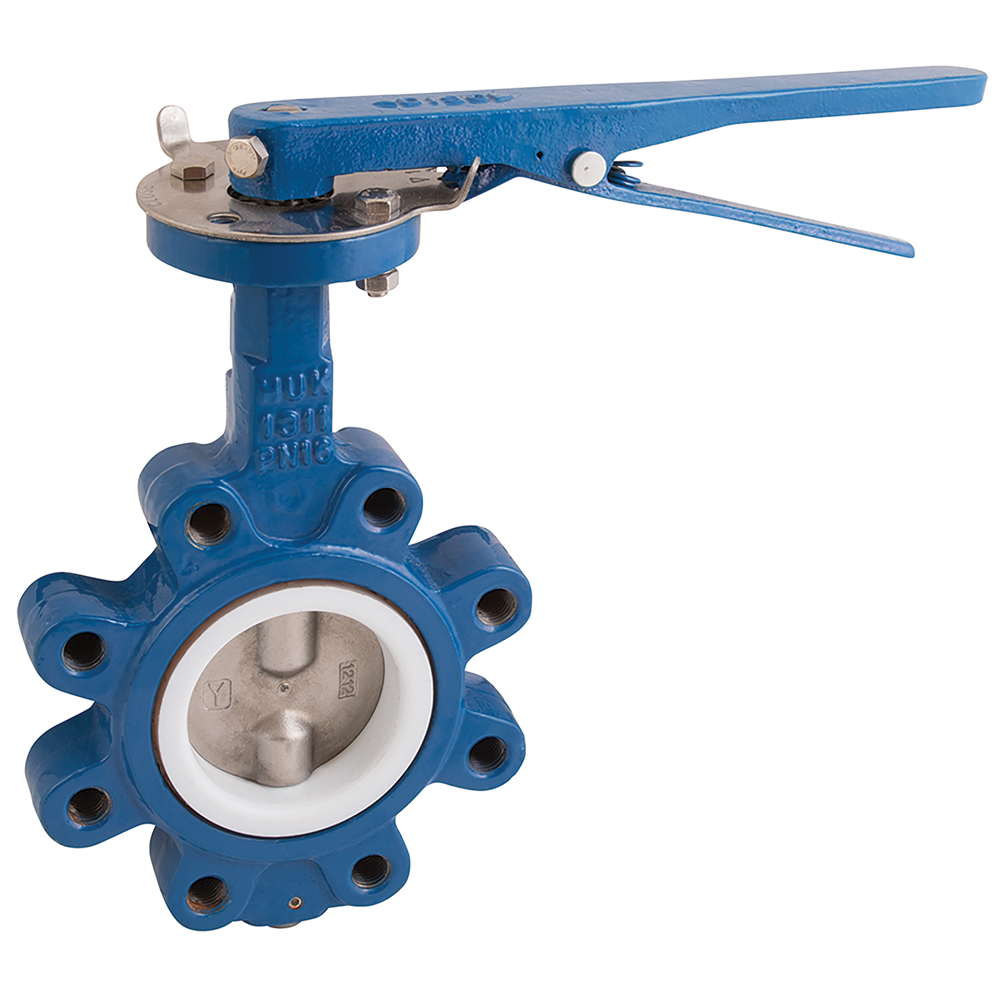 3 PN16 L&T BFLY VVE CS/SS/FPM LVR OP / Lugged and Tapped Butterfly ...