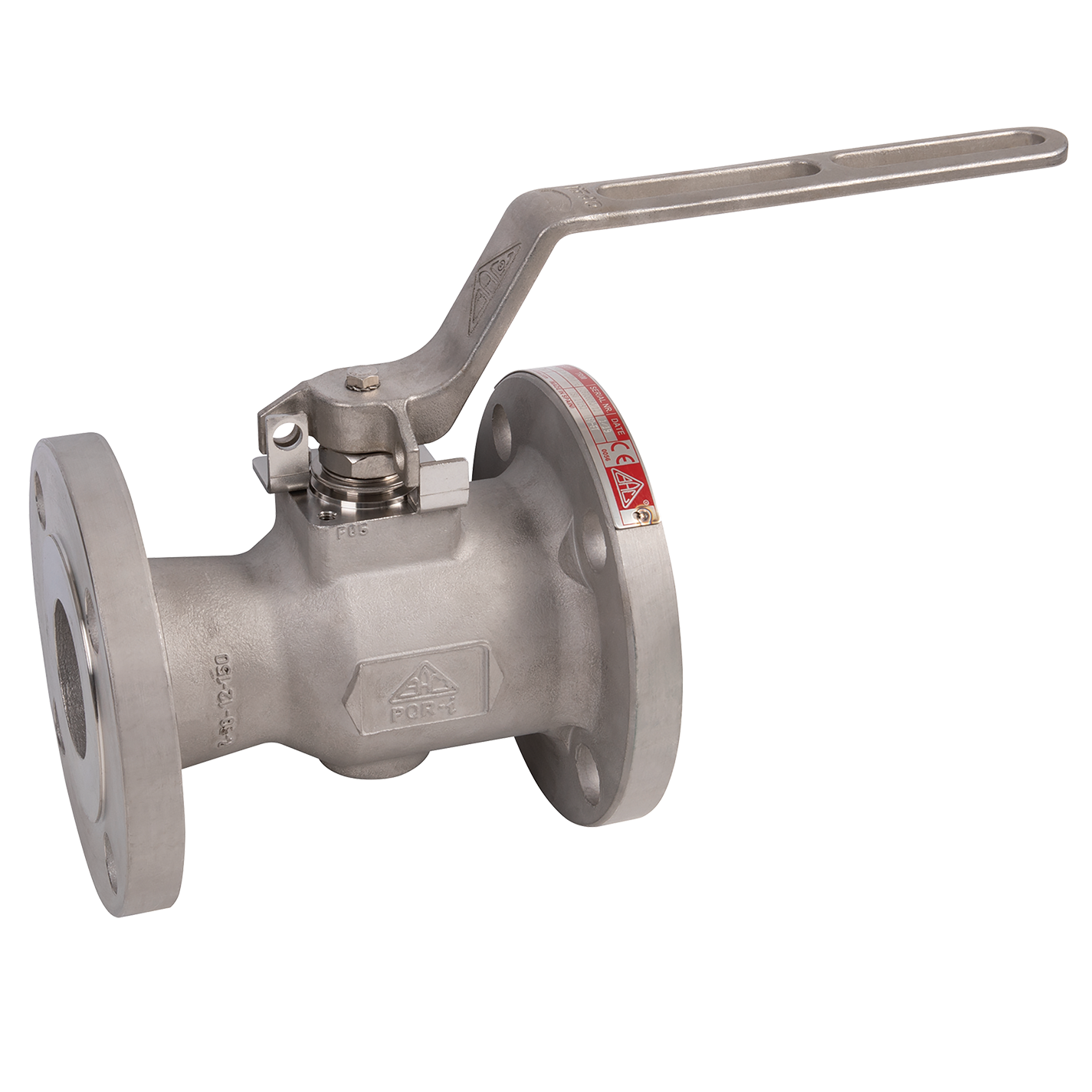 1/2" ASA150 SS BAC RBBV FSAS LVR OP / Stainless Steel Ball Valve / Ball ...
