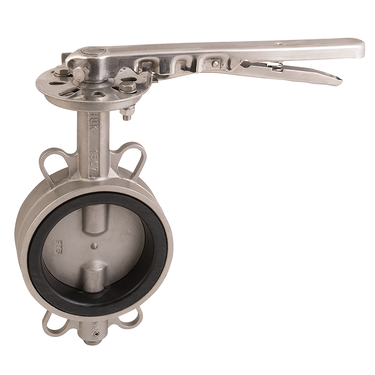 5" WAFER BFLY VVE SS/SS/EPDM SS LVR / Wafer Pattern Butterfly Valve ...