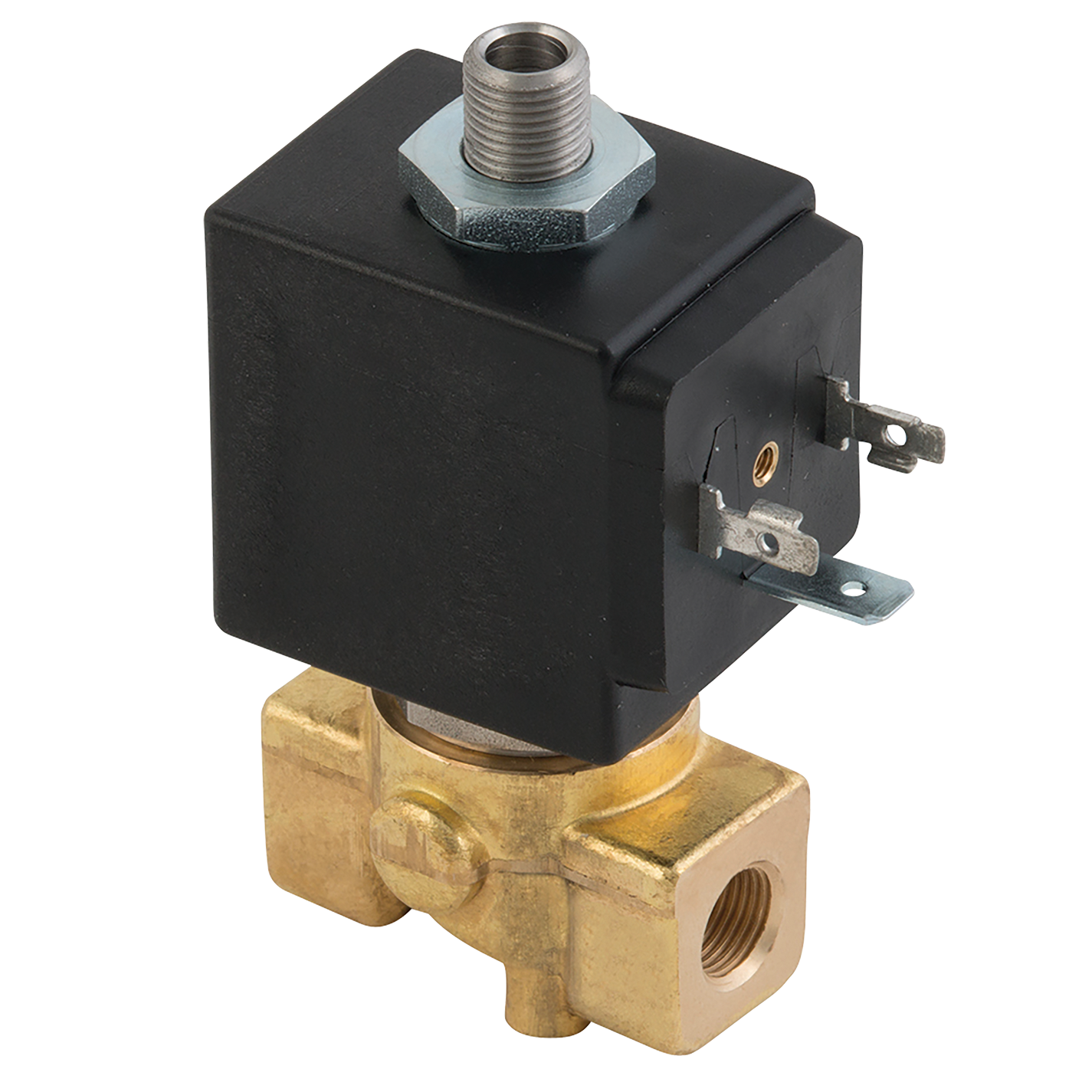 1 8 BSPP 2 2 Normally Closed Brass Solenoid Valve 12V DC Shepherd