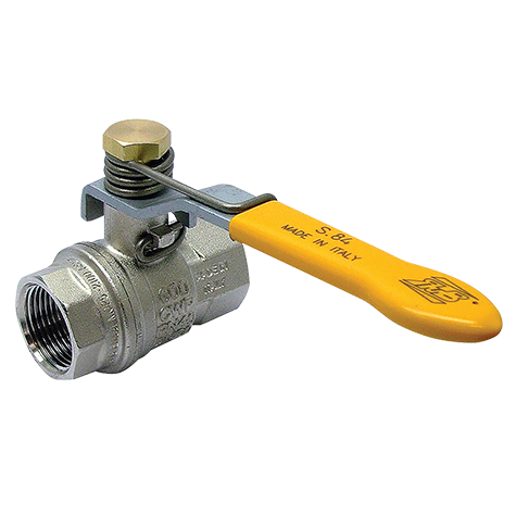 3/4"BSPF Brass Ball Valve Yellow Hdle Ni Plated / Brass Ball Valve / Ball Valves / Manual Valves ...