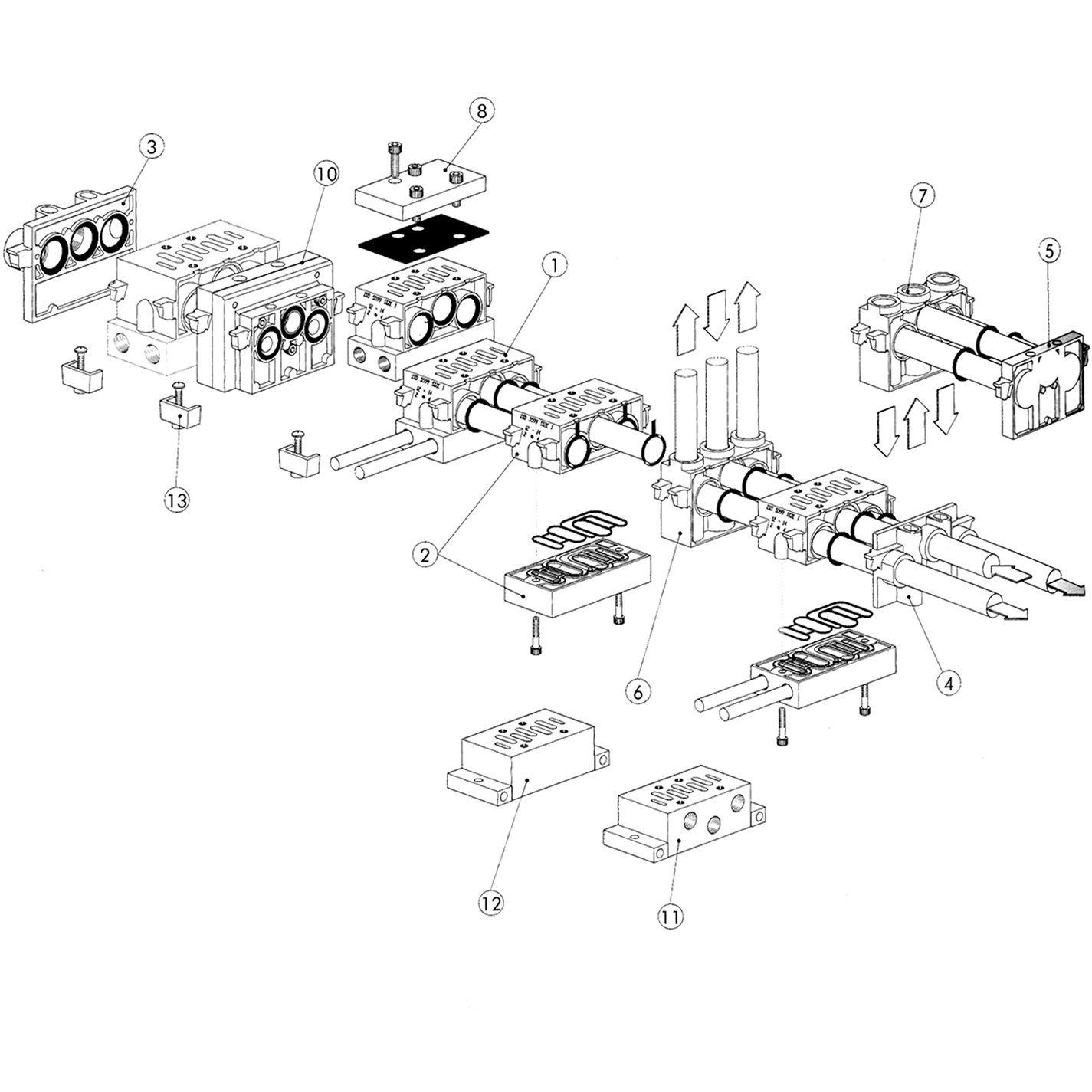 POS 3 INPUT END PLATE Hydair POS 3 INPUT END PLATE Hydair