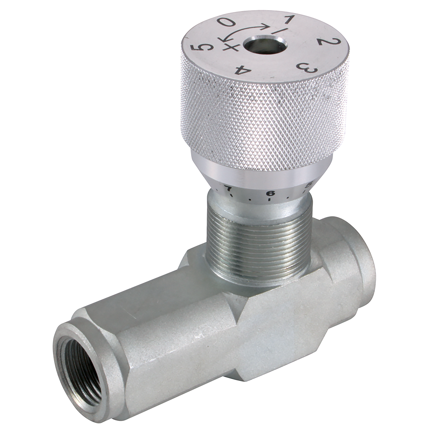 3/8" BSP Parallel Female Uni-directional Flow Control Valve / Flow ...