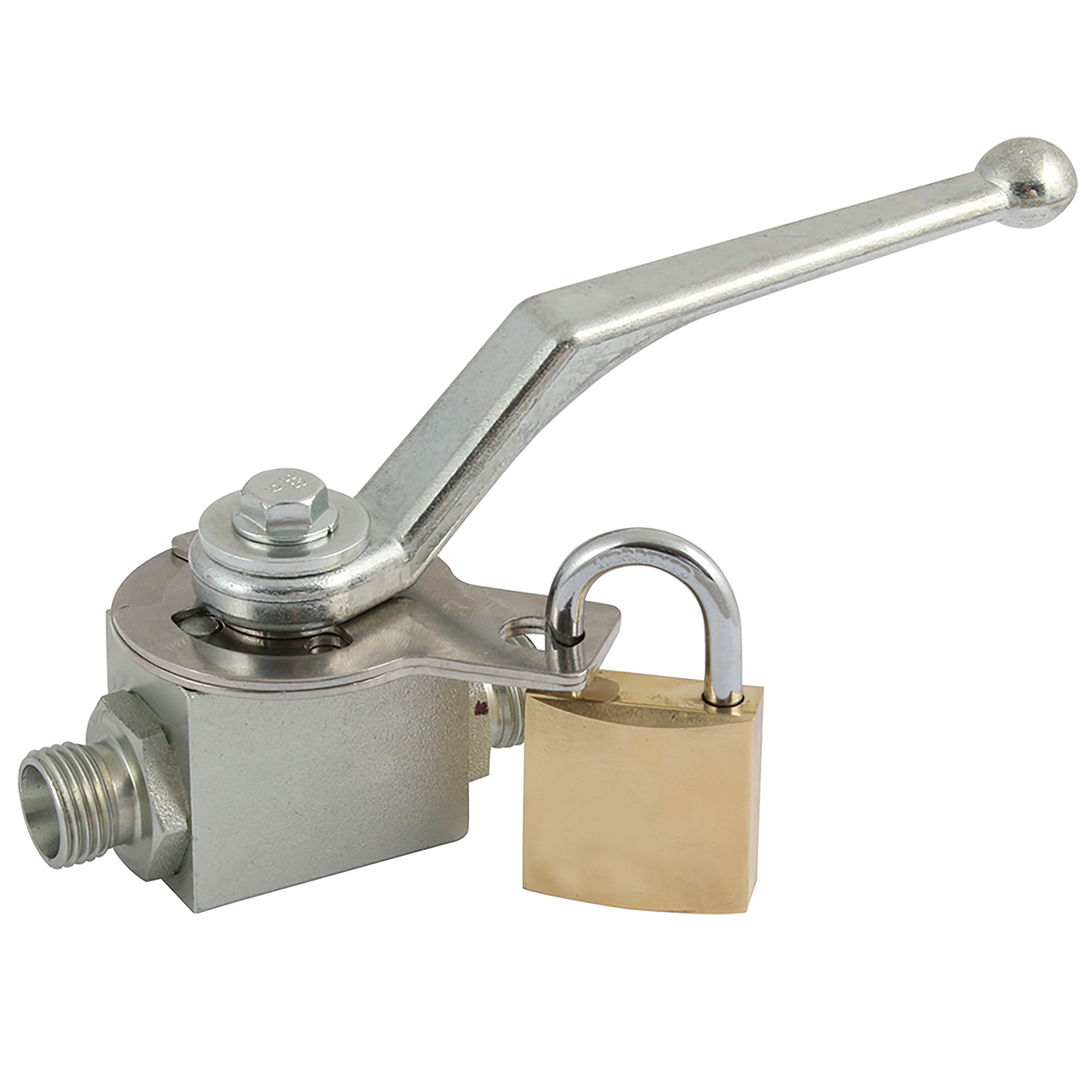 M30 x 2 Metric Male Ball Valve 2 Way Lockable / 2 Way / Ball Valves and ...