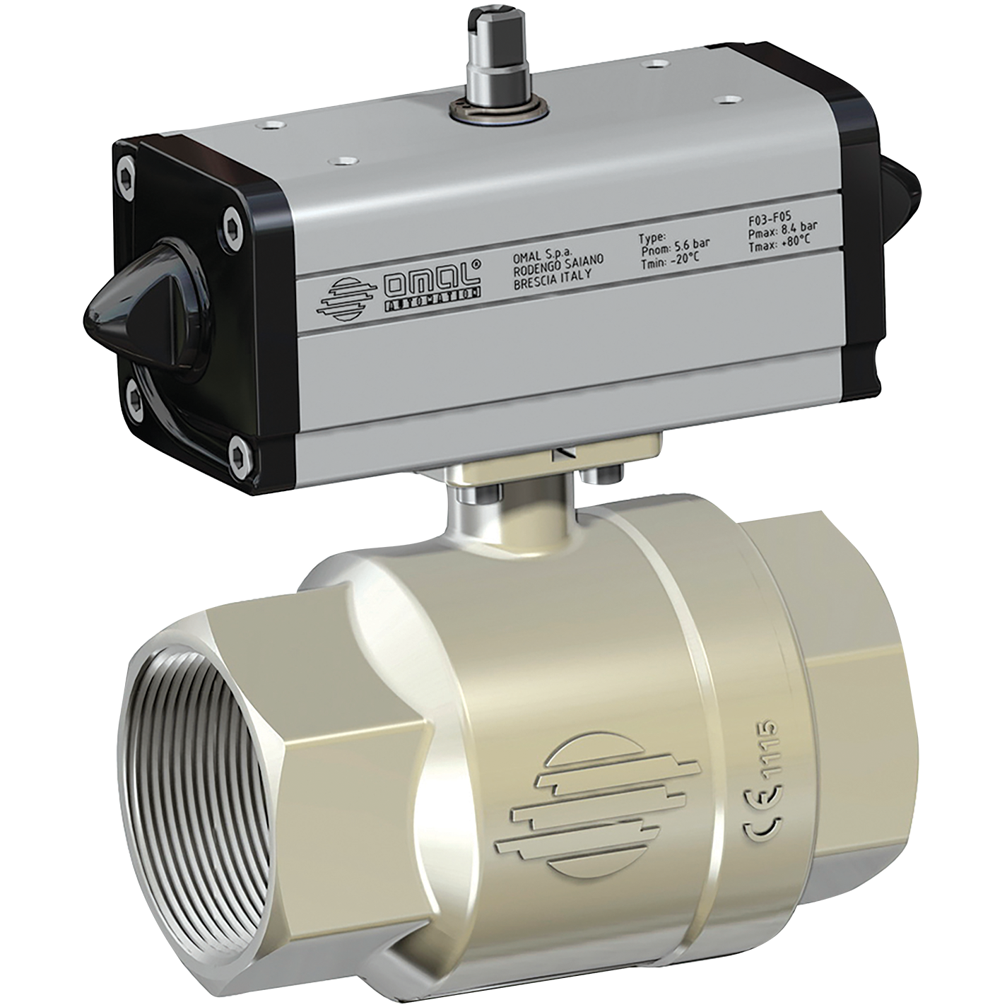 3 BSP DOUBLE ACTING BALL VALVE Pneumatics Direct 3 BSP DOUBLE ACTING BALL VALVE Pneumatics Direct