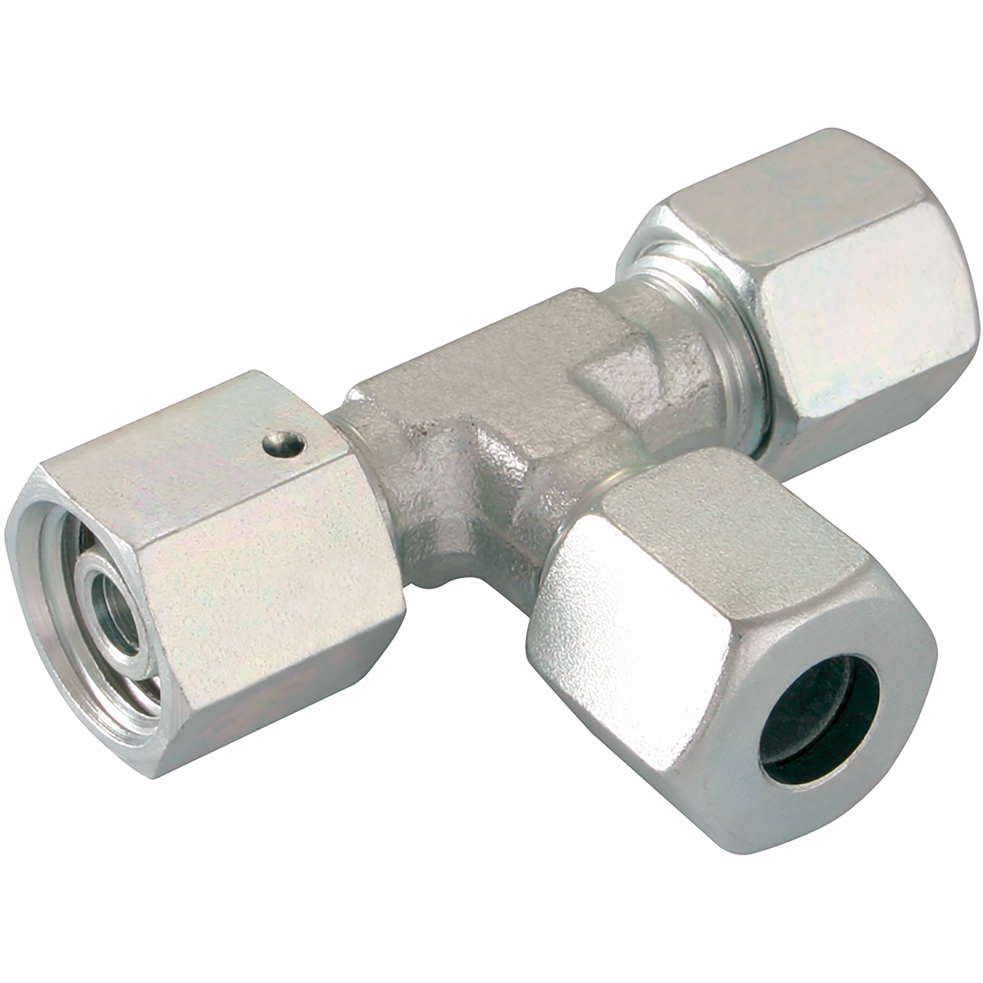 10MM OD X M16X1.5 SW RUN TEE STEEL (L) / Tee / Compression Fittings ...