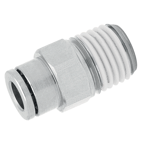 Male Stud / Push Fittings / Connectors / Pneumatics and Vacuum - Flowtech